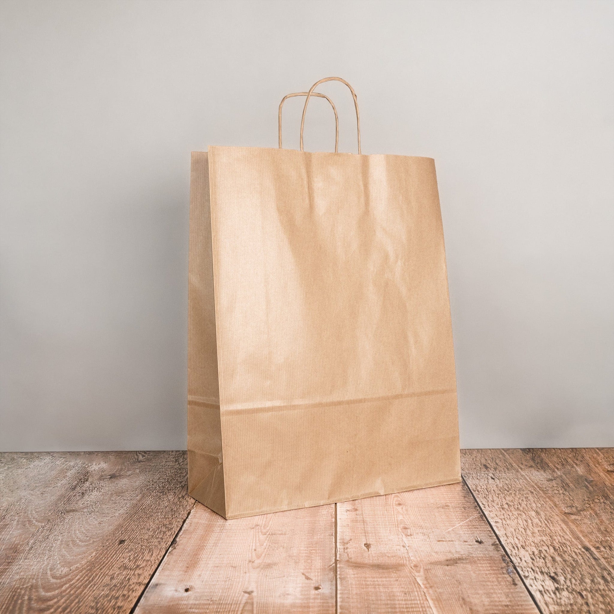 Recyclable and Compostable Extra-Strong Brown Paper Carrier Bags ...