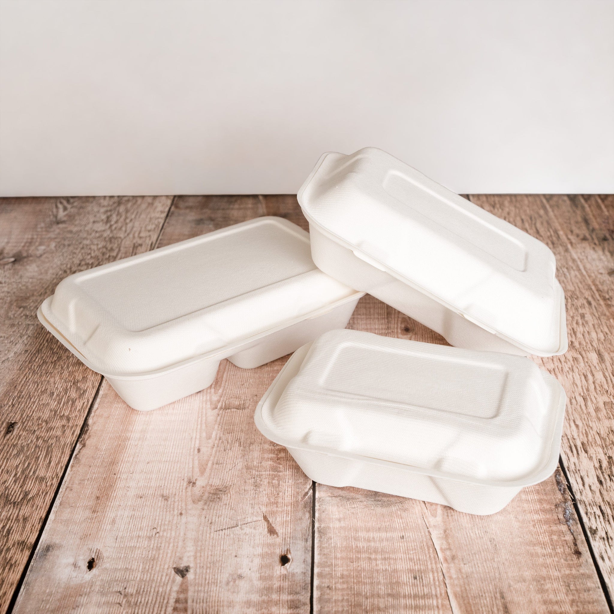 Compostable and Recyclable Hinged Lid Meal Boxes | Naturepac– NaturePac